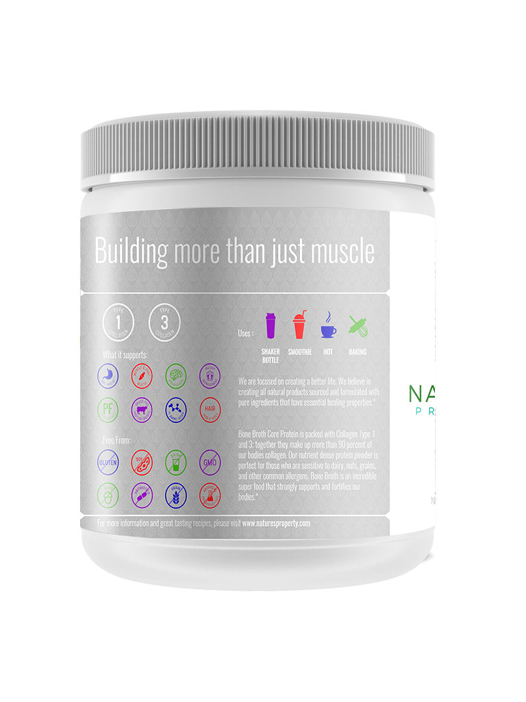 Bone Broth Core Protein - Pure Unflavored - Nature's Property